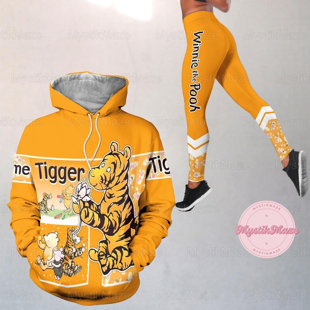 Personalized Tigger Hoodie, Tigger Workout Legging, Tigger Disney ...