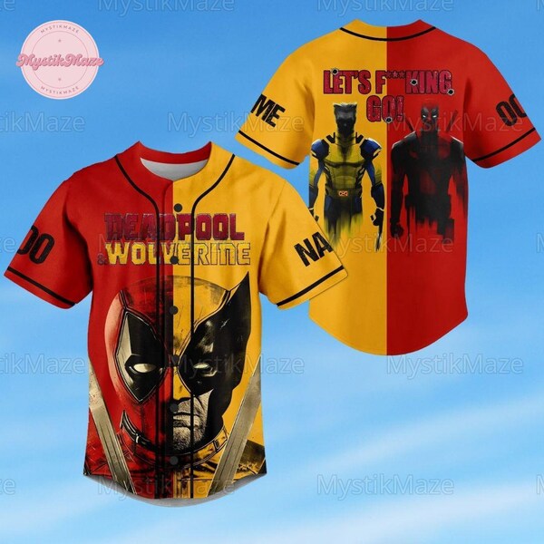 Deadpool Wolverine Jersey - Etsy