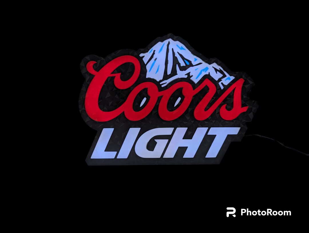 Coors Light Logo Light Box - Etsy
