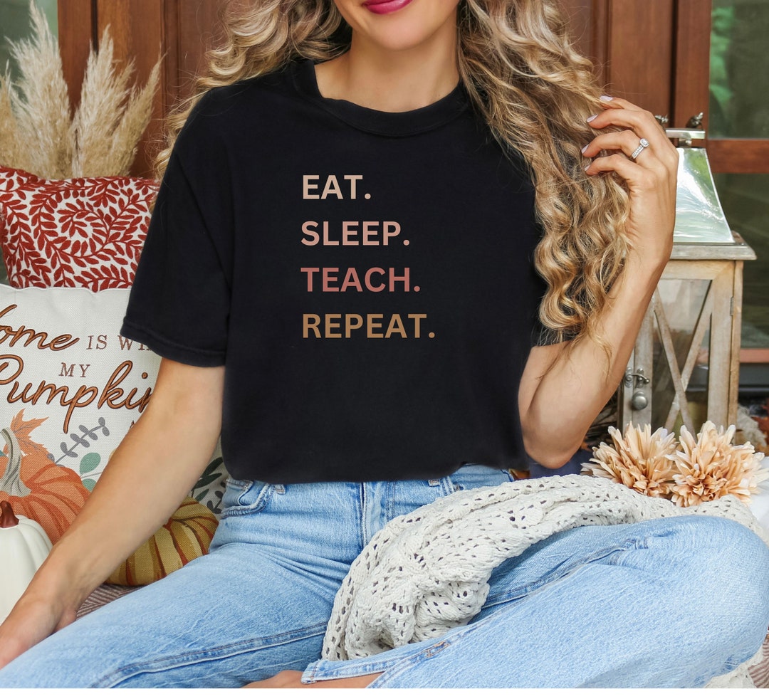 Teach Shirt Teacher Shirt Cute Teacher Shirt Gift for - Etsy