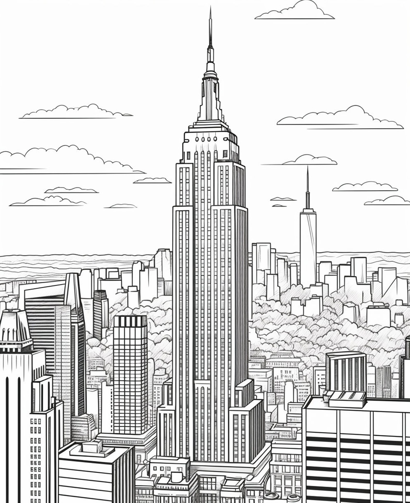 15 World Landmarks Coloring Pages Adult Coloring Pages Art Therapy ...