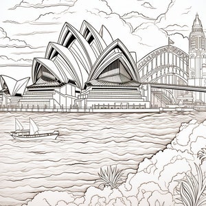 15 World Landmarks Coloring Pages Adult Coloring Pages Art Therapy ...