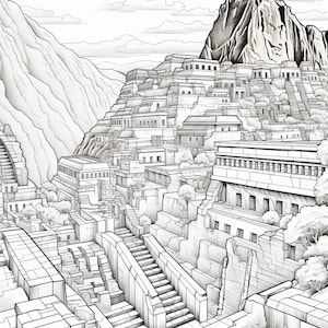 15 World Landmarks Coloring Pages Adult Coloring Pages Art Therapy ...