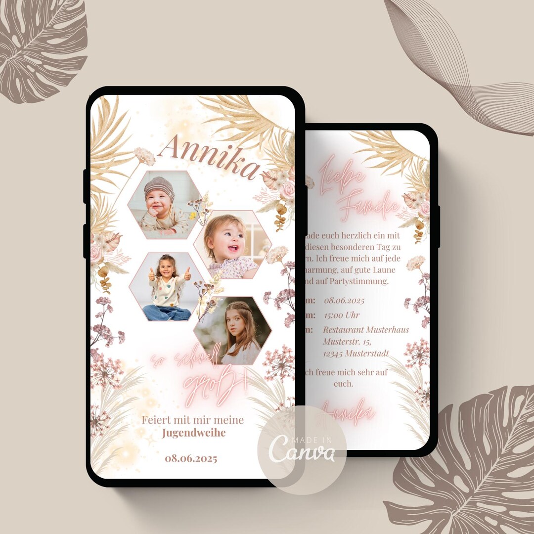 Digital Invitation for Youth Consecration Invitation Card for Youth ...