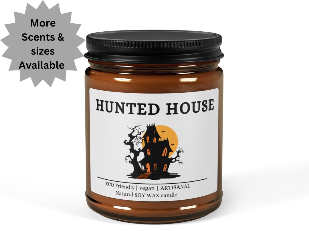 Haunted House Candle Cute Halloween Candle Gift Spooky Candle Cute ...