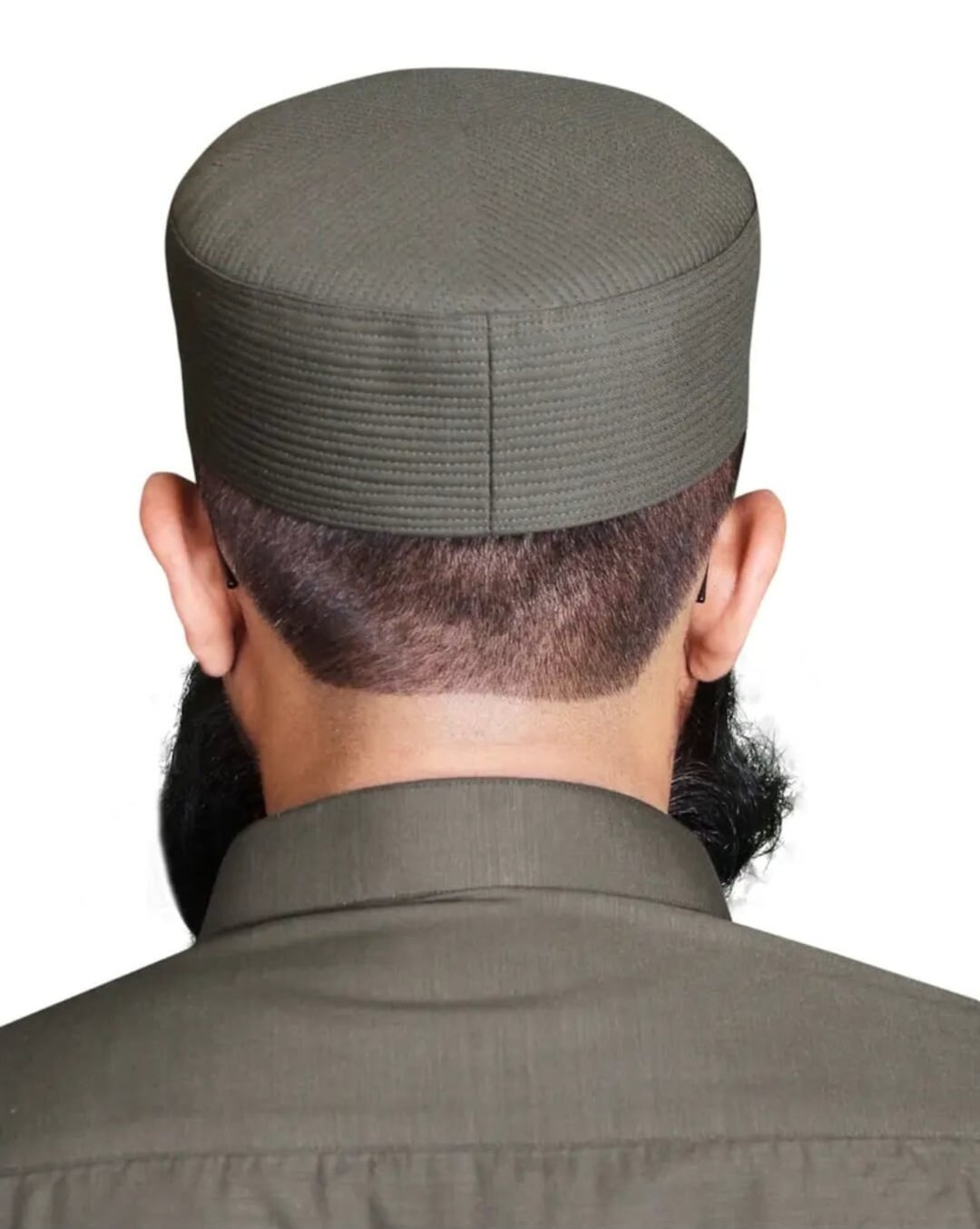 ARMY GREEN Mens Premium Islamic Prayer Cap, Turban, Kufi Muslim. - Etsy UK