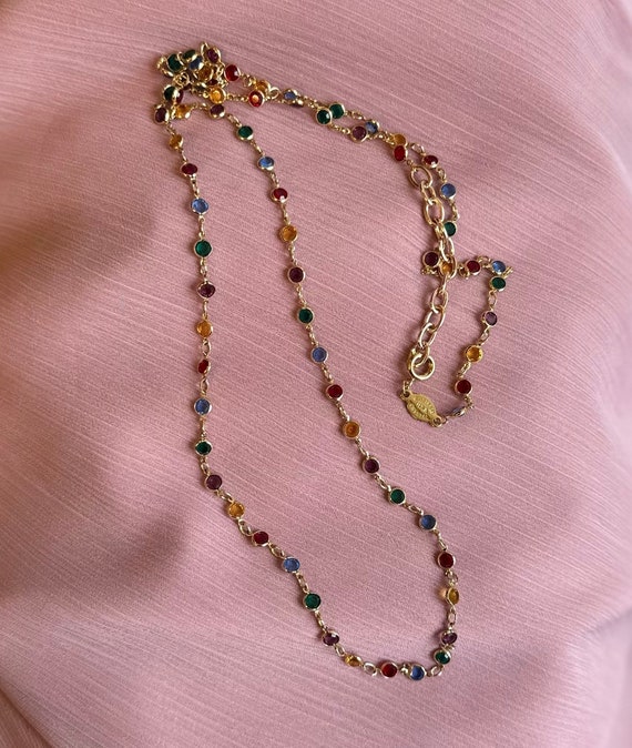 Vintage bezel set multi - Gem