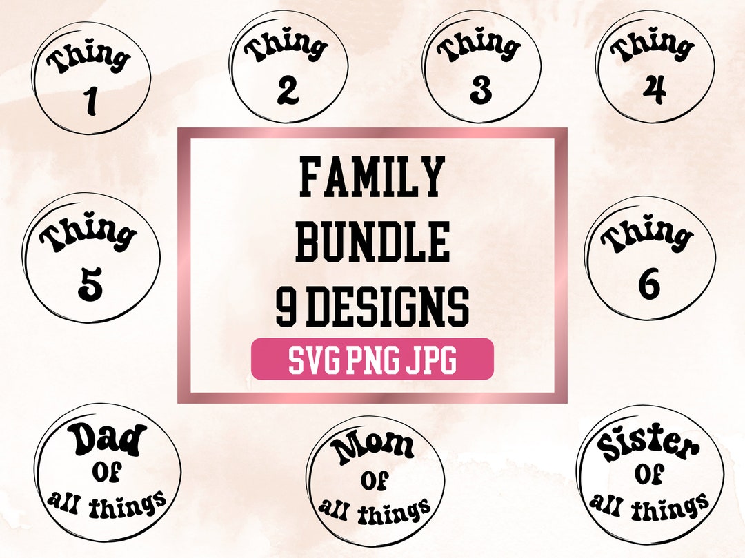 Thing 1 Thing 2 Svg Jpg Pngthing Svg File for Cricutthing - Etsy