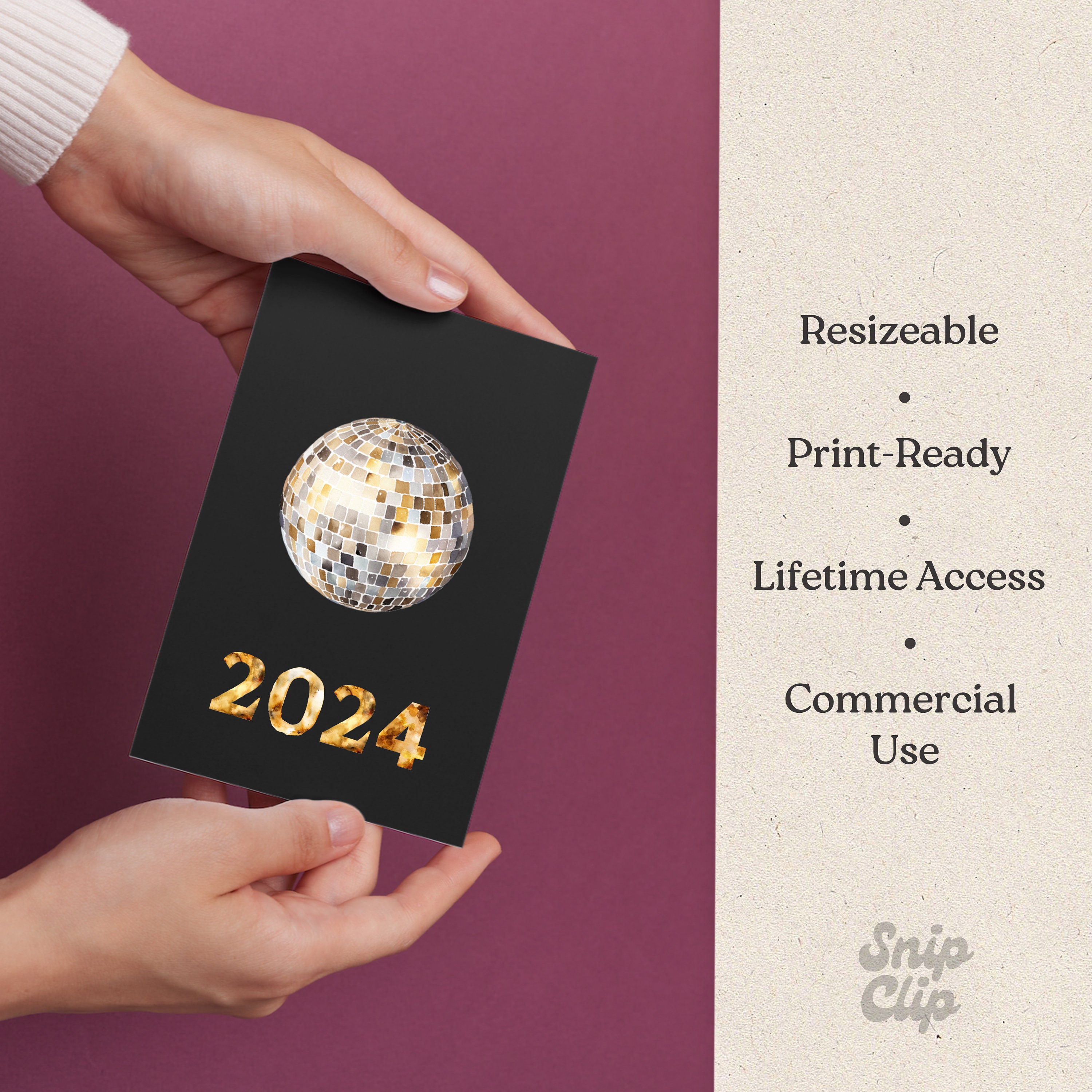 Happy New Year Clipart, New Year PNG, Nye Png, New Years Eve 2023/2024 ...