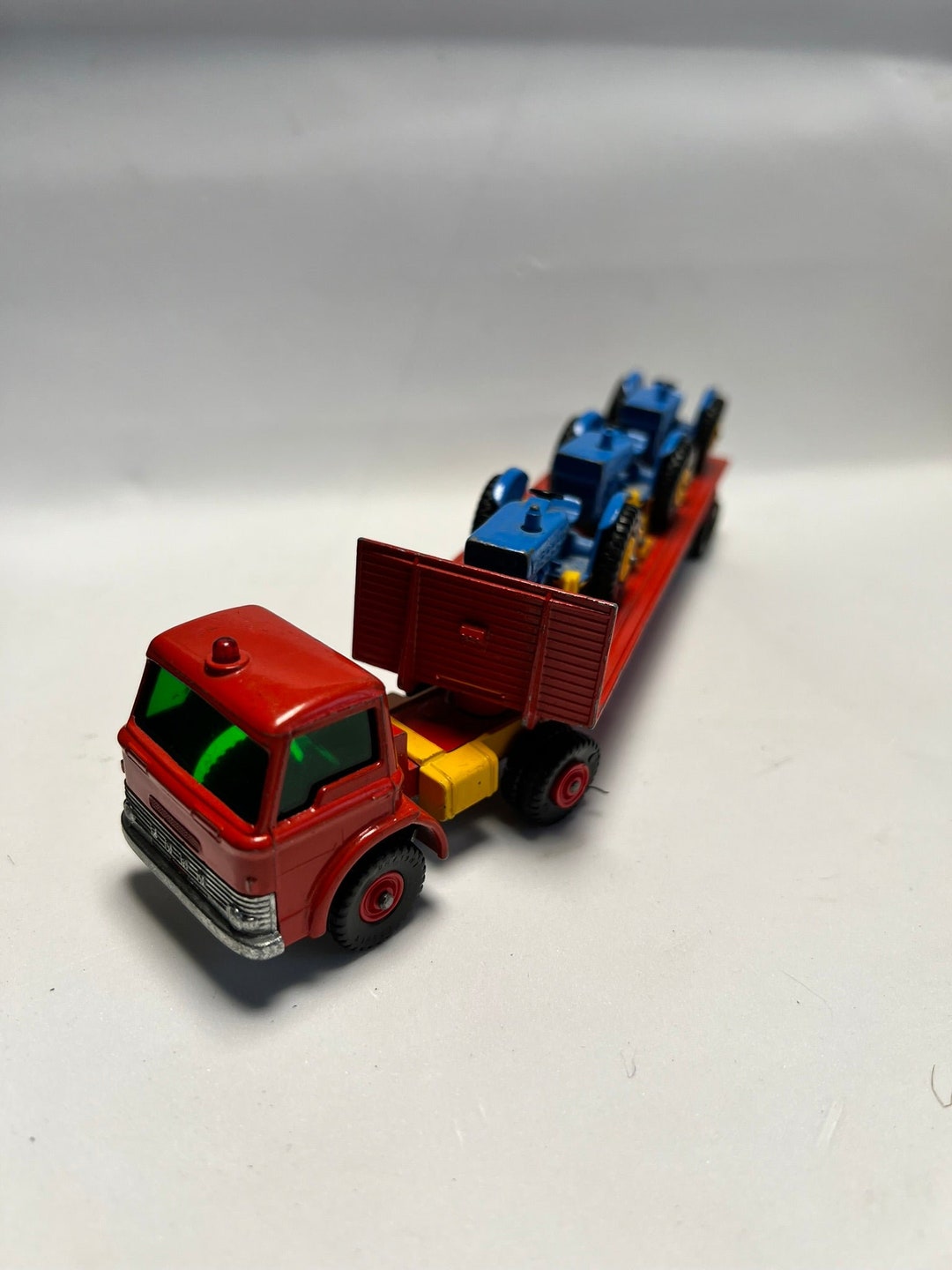 1968 Matchbox Lesney K20 King Sized Tractor Transporter W/ 3 - Etsy