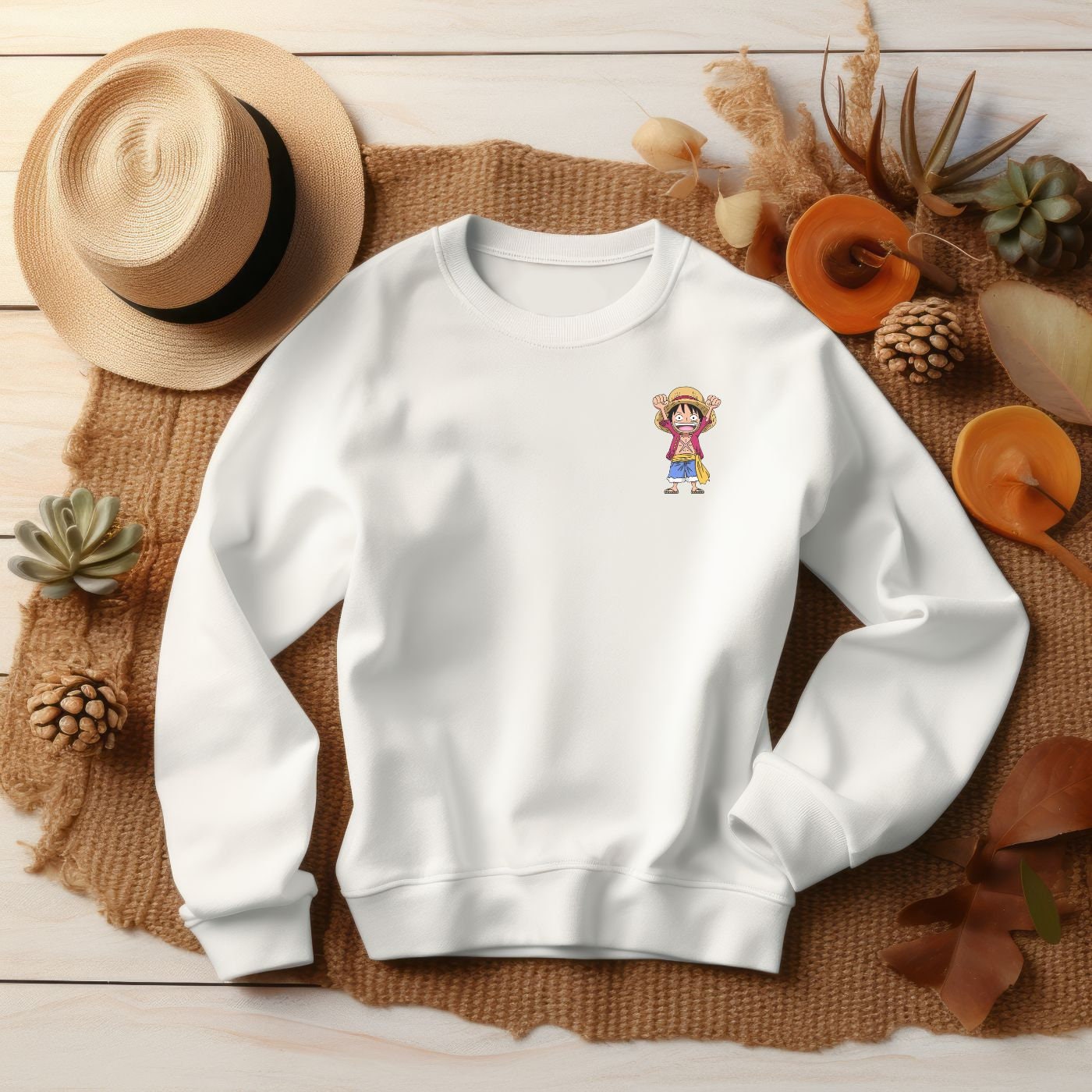 One Piece 'monkey D. Luffy' Chibi Jumper. - Etsy