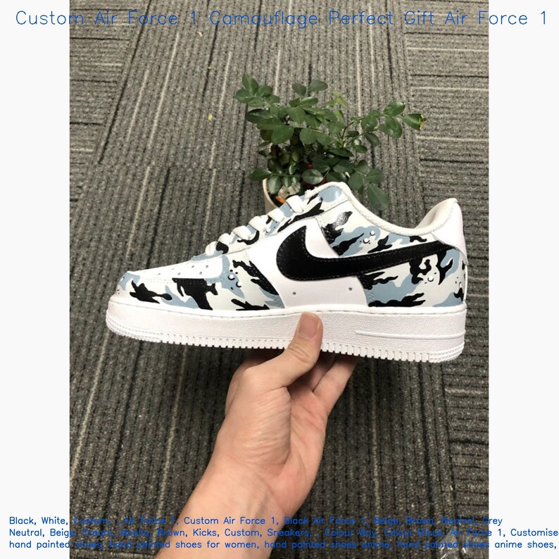 Custom Air Force 1 Camouflage Perfect Gift Air Force 1 Custombuy Now ...