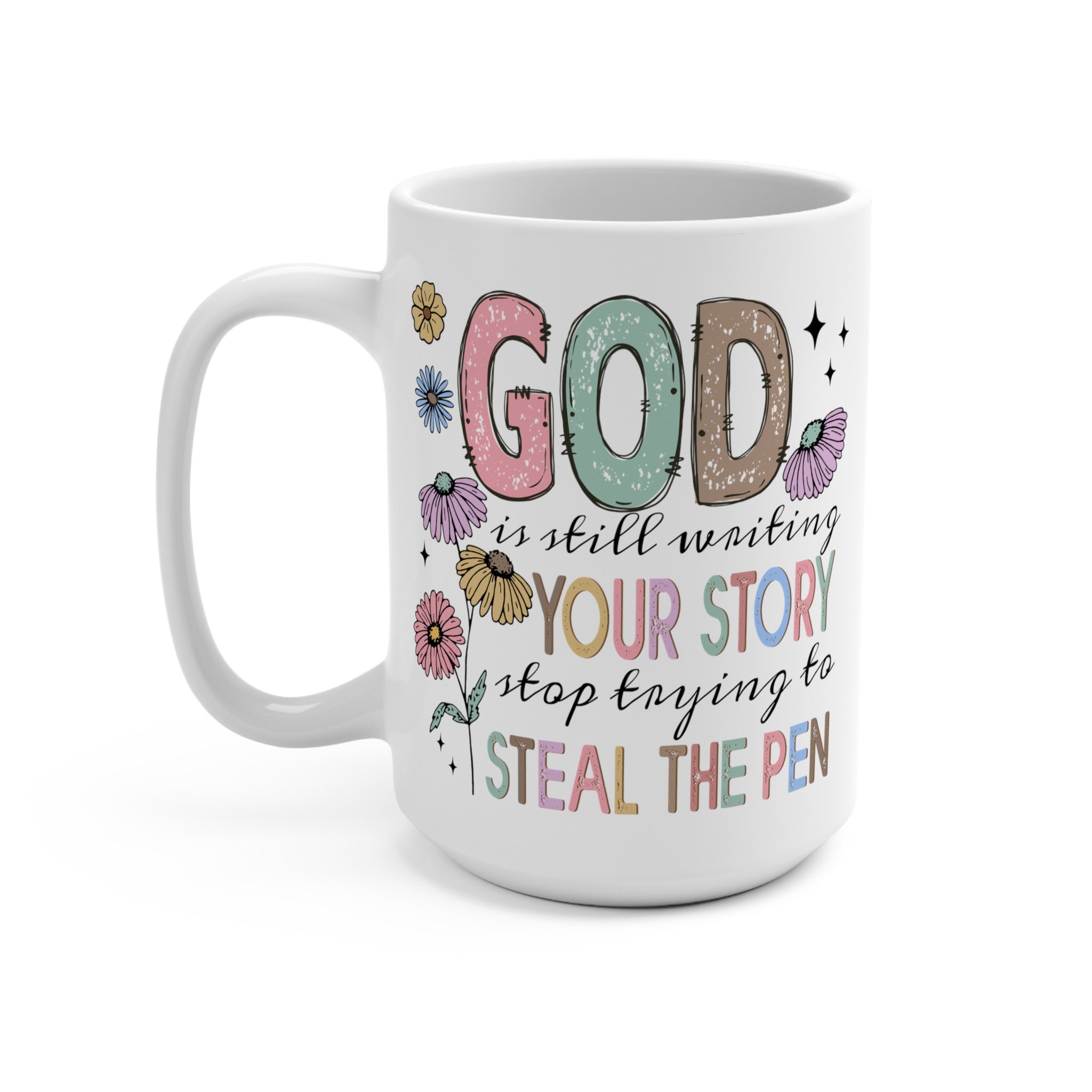 God is Still Writing Your Story Coffee Mug, Christian Gift for Women - Etsy