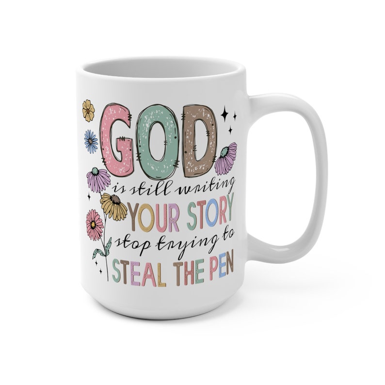 God is Still Writing Your Story Coffee Mug, Christian Gift for Women - Etsy