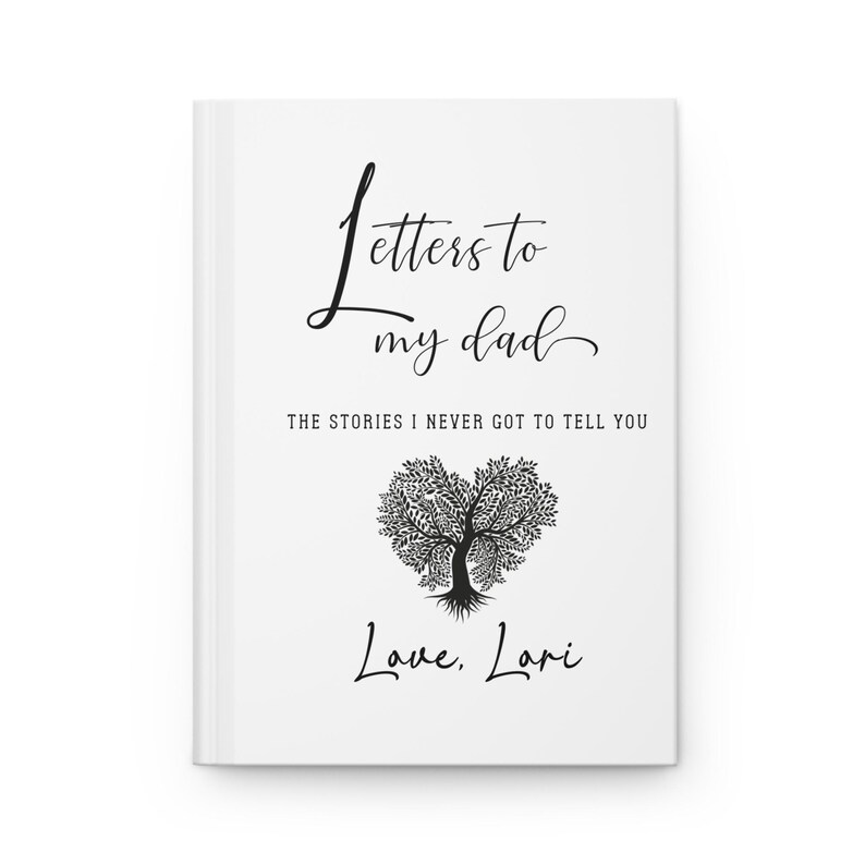 Letter to My Dad Grief Journal: Personalized Sympathy Gift - Etsy