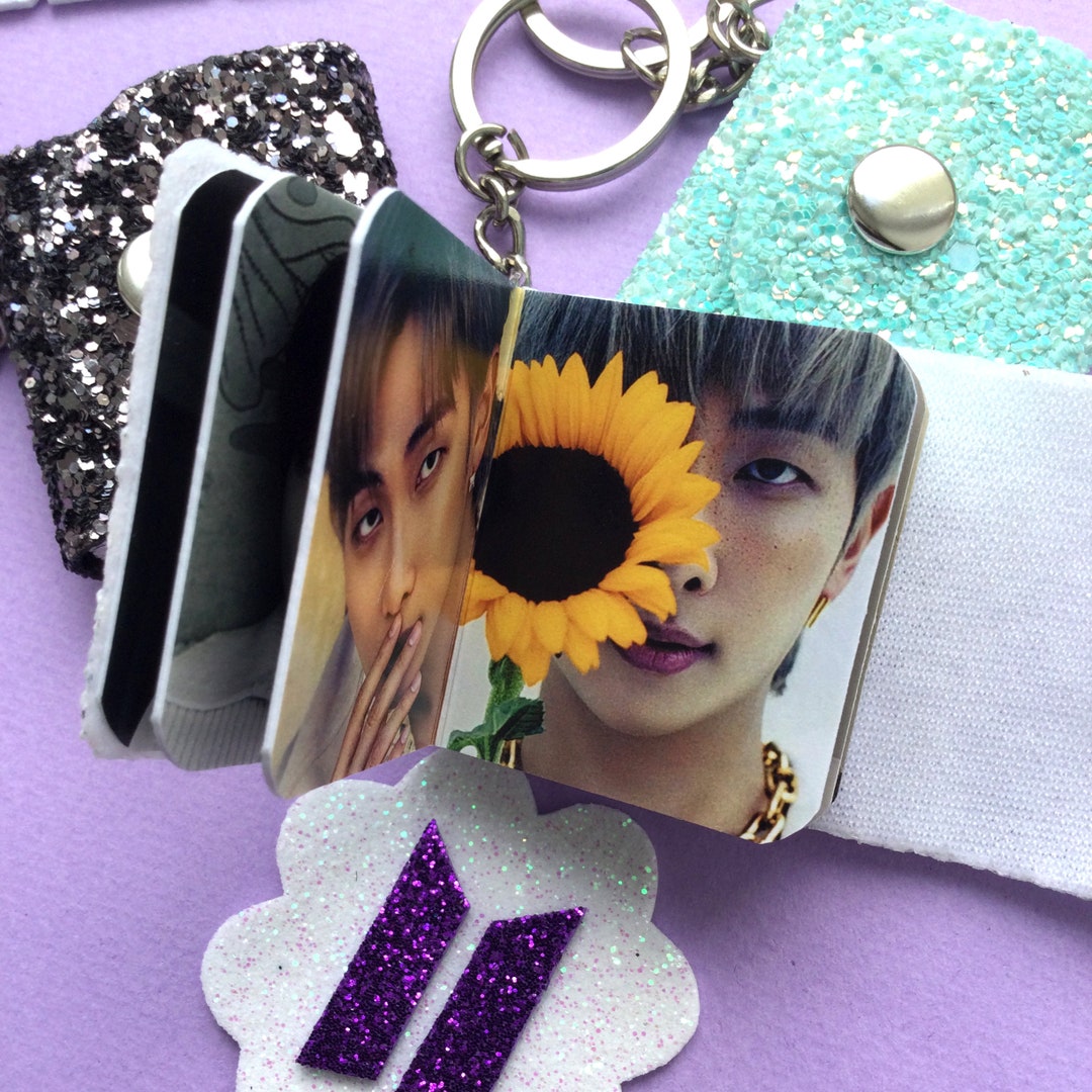 BTS RM Mini Photobook Keychain | Bangtan Namjoon Mini Photo Album ...