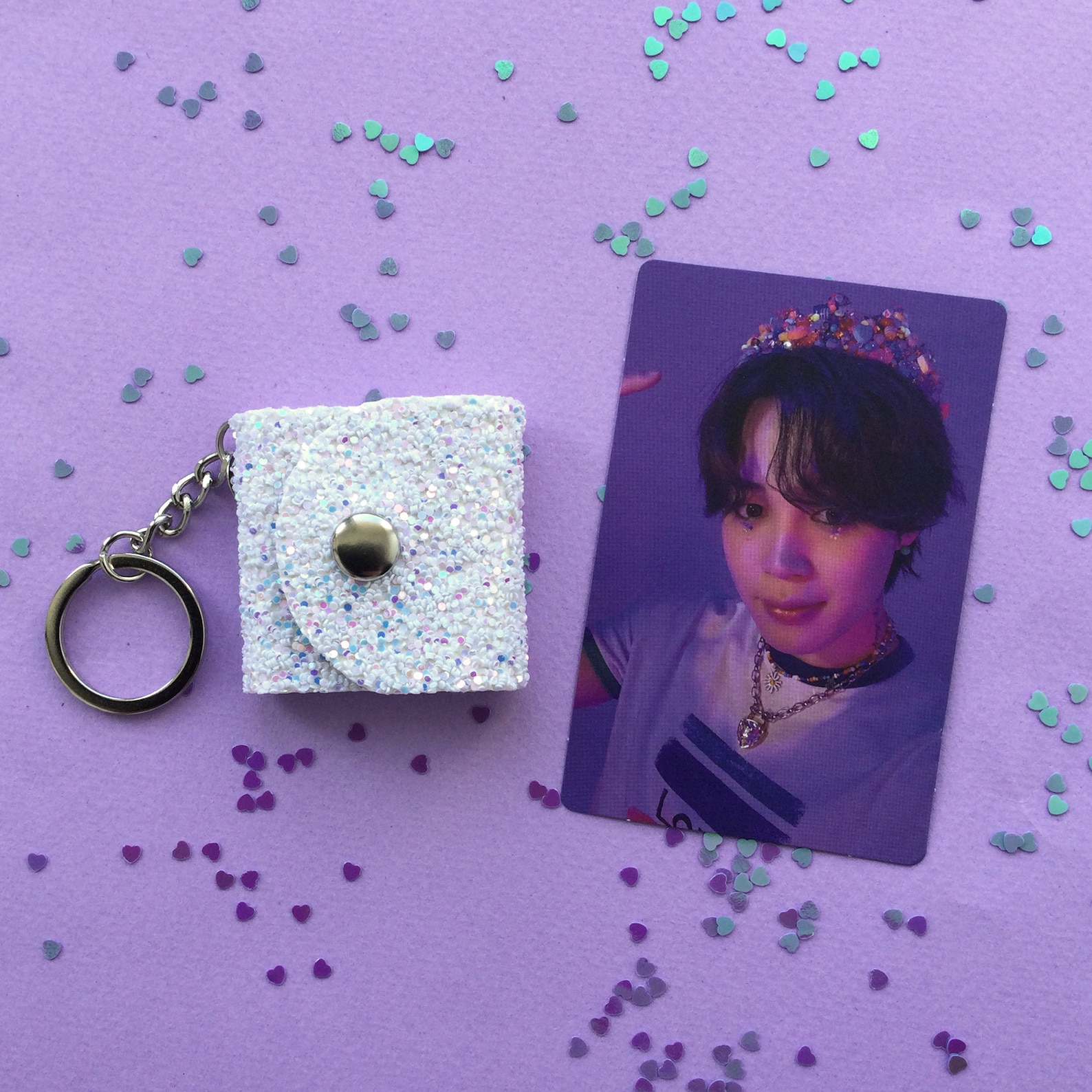 BTS Mini Photobook Keychain | Bangtan Mini Photo Album Keyring - Etsy
