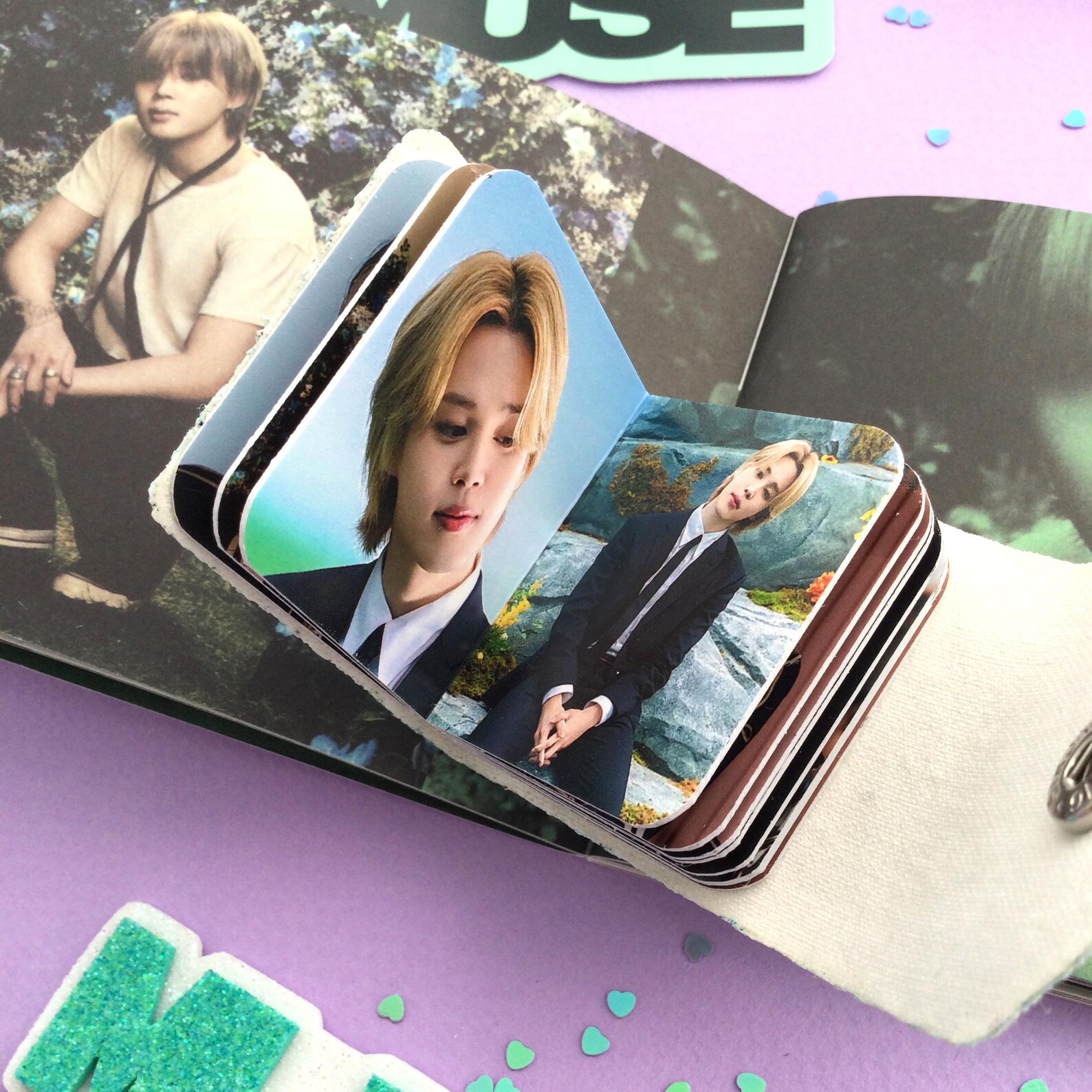 BTS Jimin Muse Mini Photobook Keychain | Bangtan Mini Photo Album ...