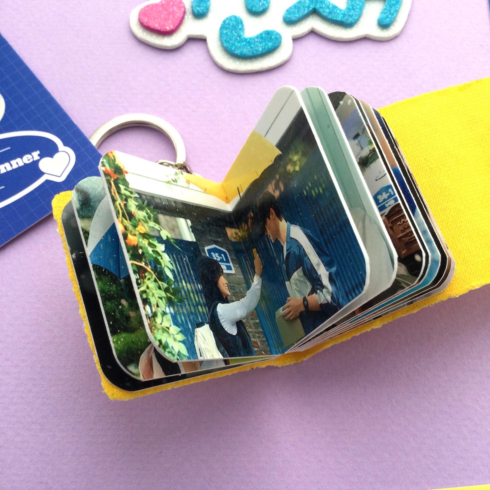 Lovely Runner Mini Photobook Keychain | K-drama Mini Photo Album ...