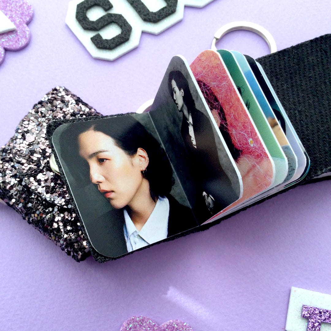 BTS Suga Mini Photobook Keychain | Bangtan Agust D Yoongi Mini Photo ...