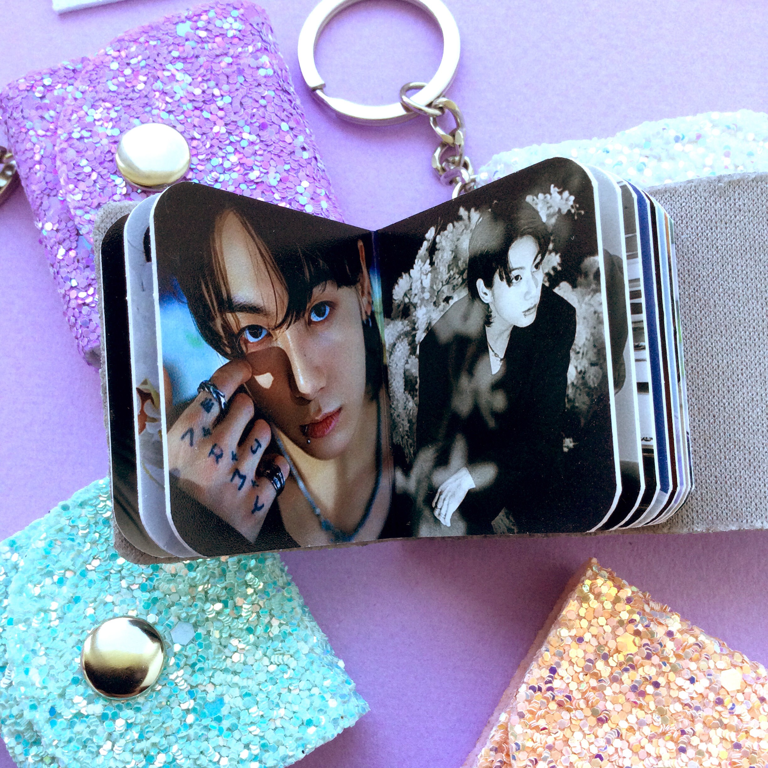 BTS JK Mini Photobook Keychain Bangtan Jungkook Mini Photo Album ...
