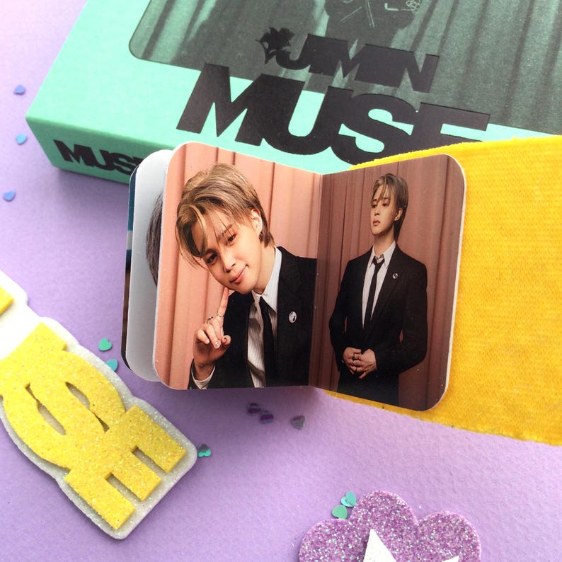 BTS Jimin Muse Mini Photobook Keychain | Bangtan Mini Photo Album ...