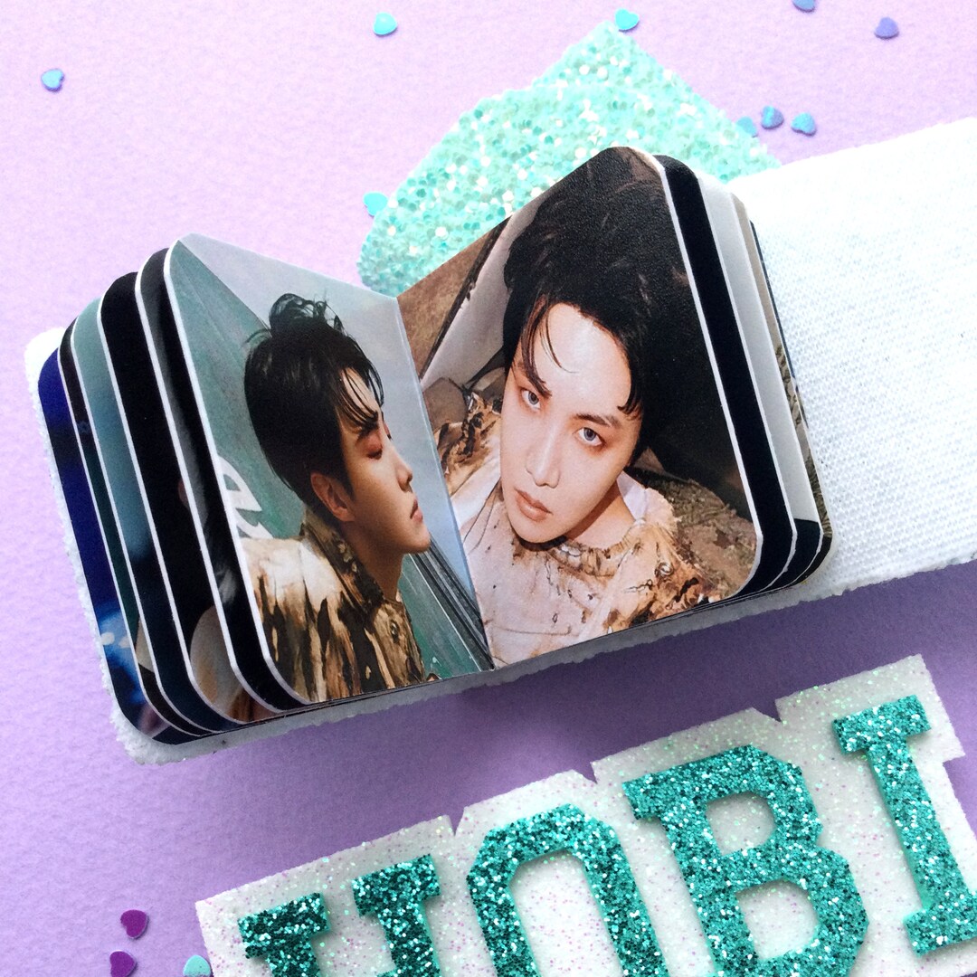BTS J-hope Mini Photobook Keychain | Bangtan Hobi Mini Photo Album ...