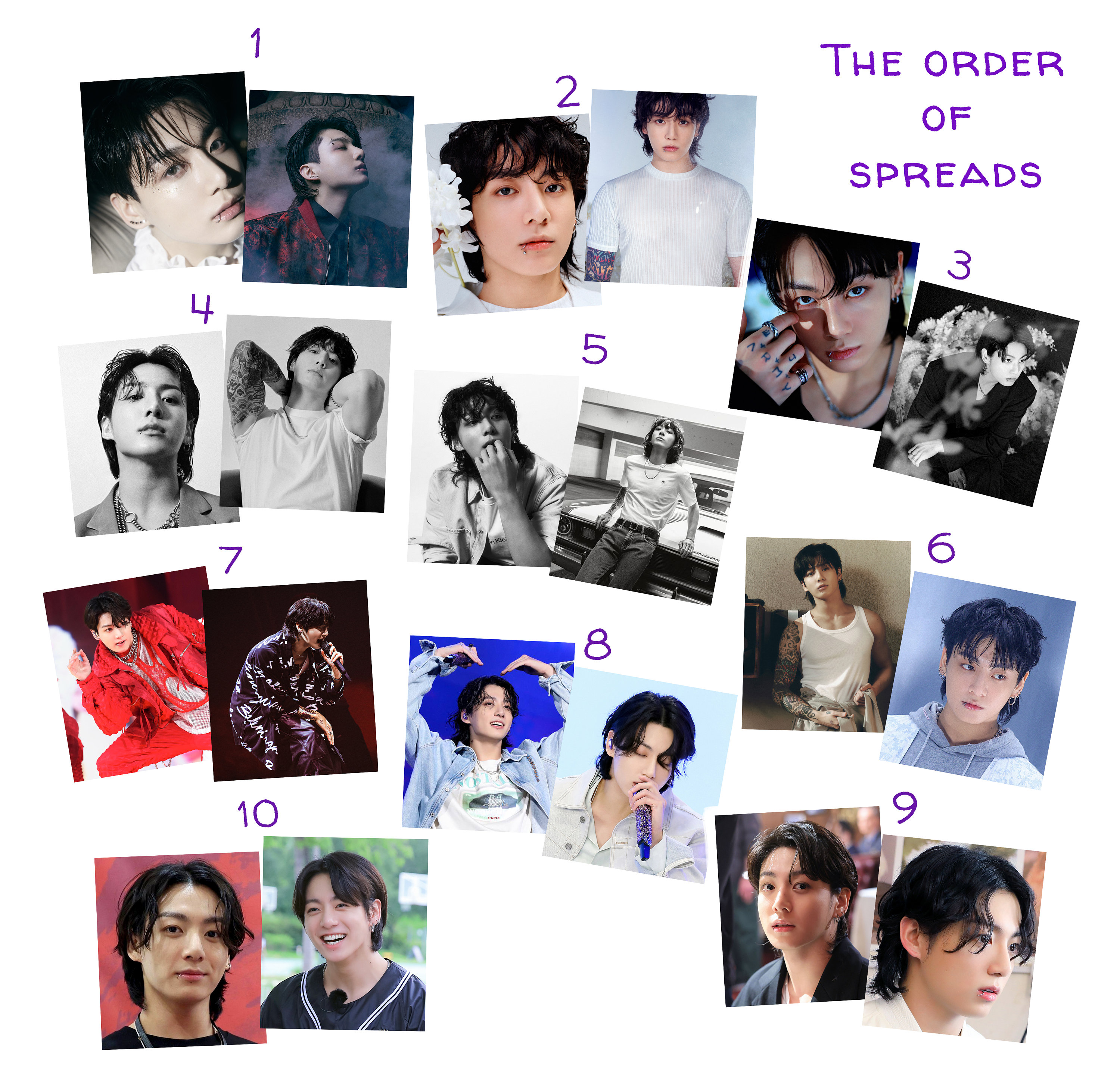 BTS JK Mini Photobook Keychain Bangtan Jungkook Mini Photo Album ...