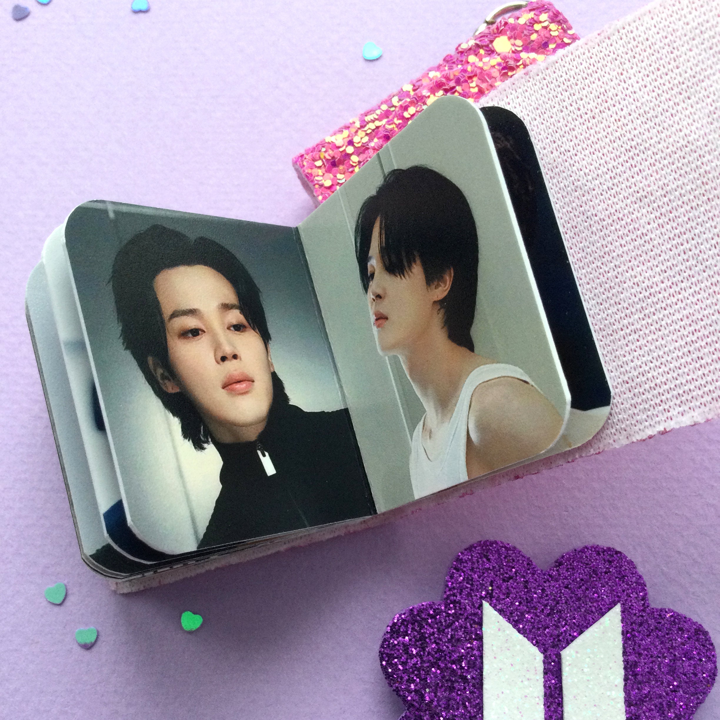 BTS Jimin Mini Photobook Keychain | Bangtan Mini Photo Album Keyring - Etsy