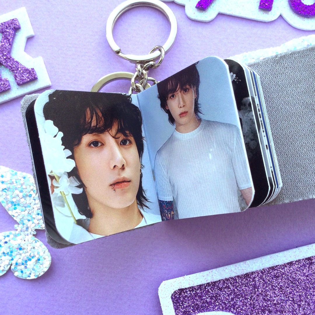 BTS JK Mini Photobook Keychain | Bangtan Jungkook Mini Photo Album ...