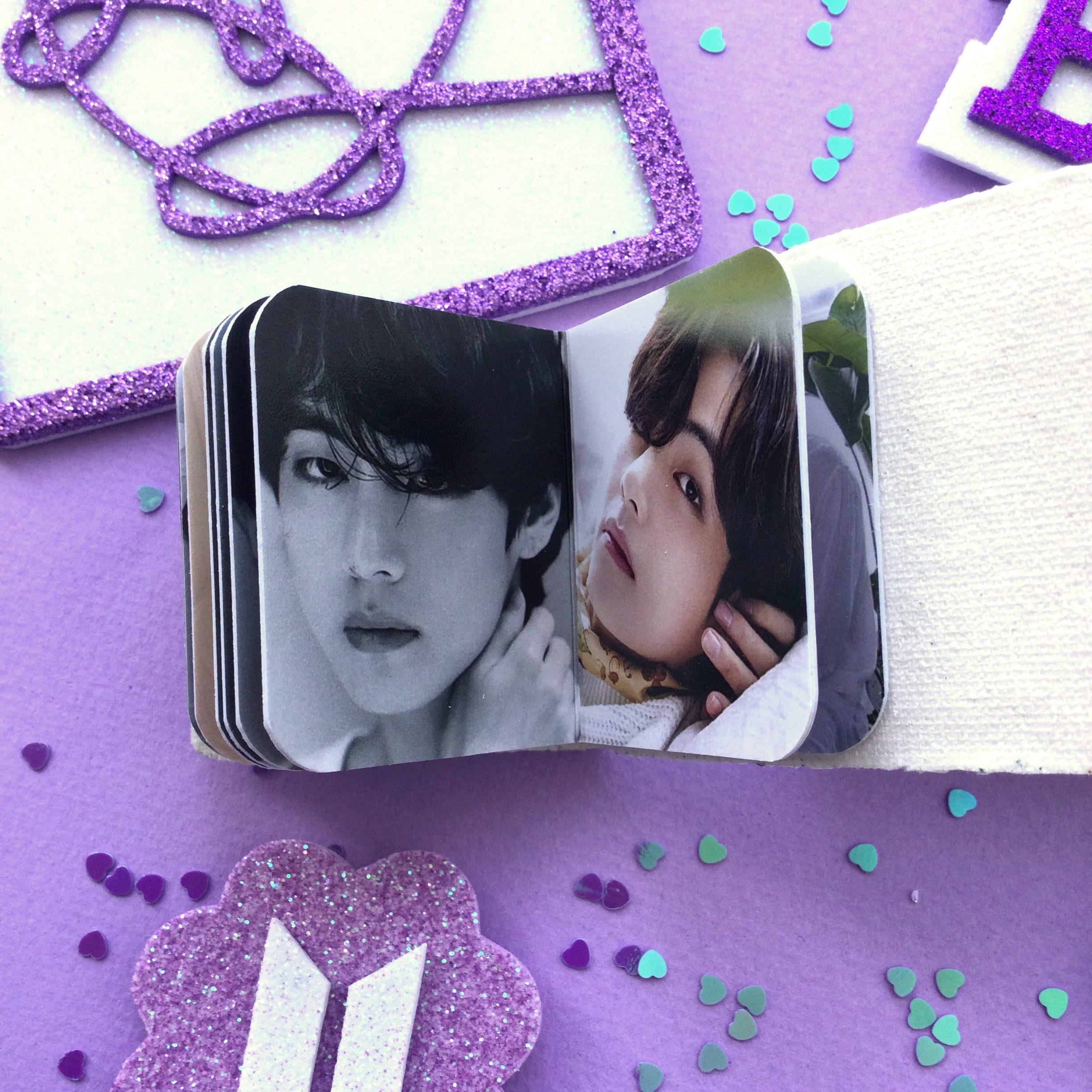 BTS Mini Photobook Keychain Bangtan Mini Photo Album Keyring - Etsy