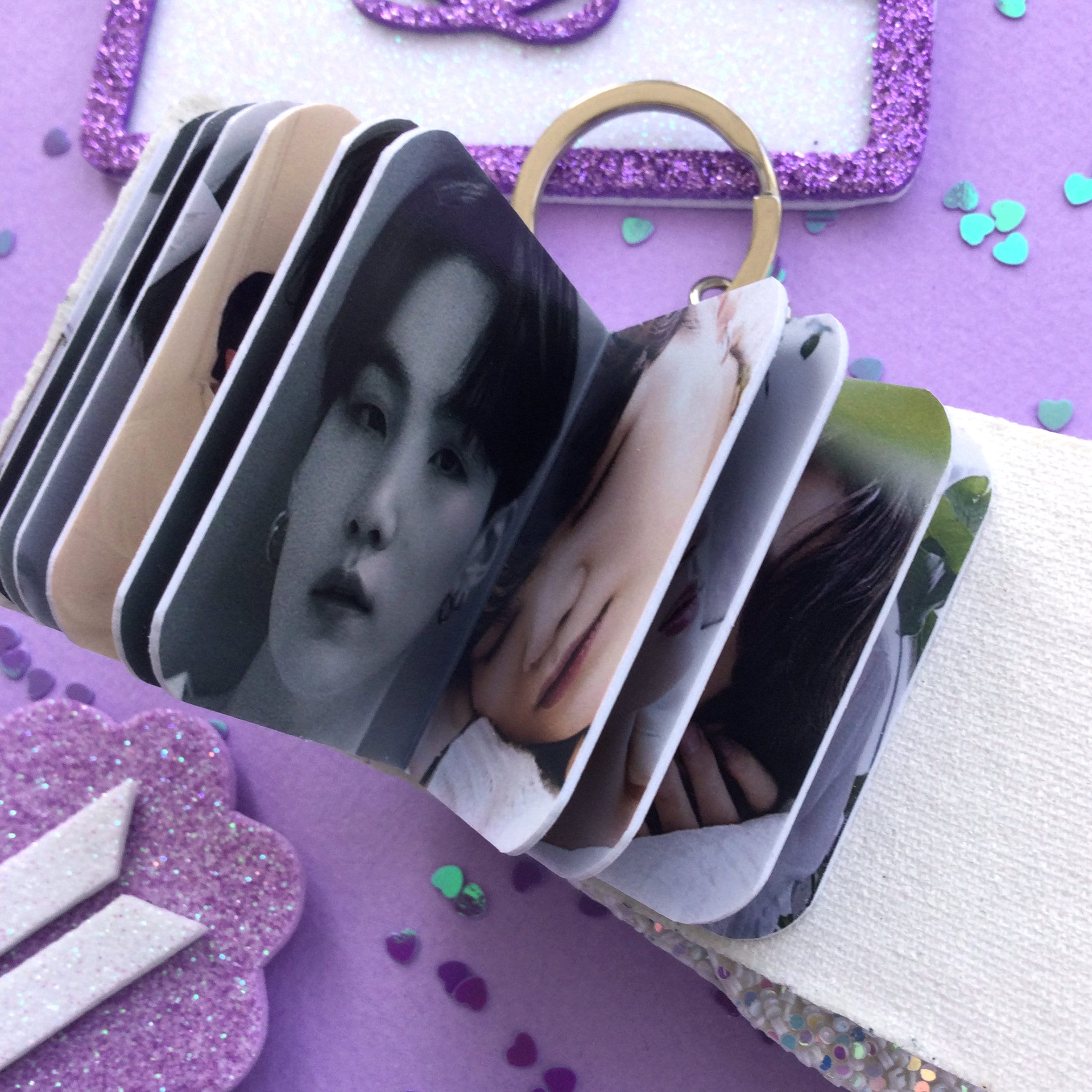 BTS Mini Photobook Keychain Bangtan Mini Photo Album Keyring - Etsy