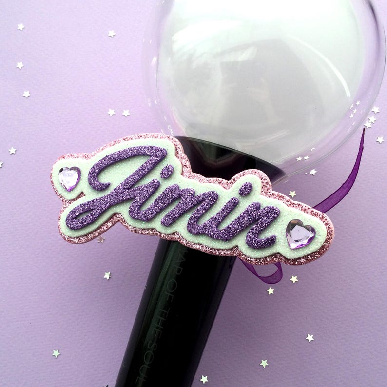 BTS Bias Lightstick Decoration | BTS Army Bomb Sticker - Etsy