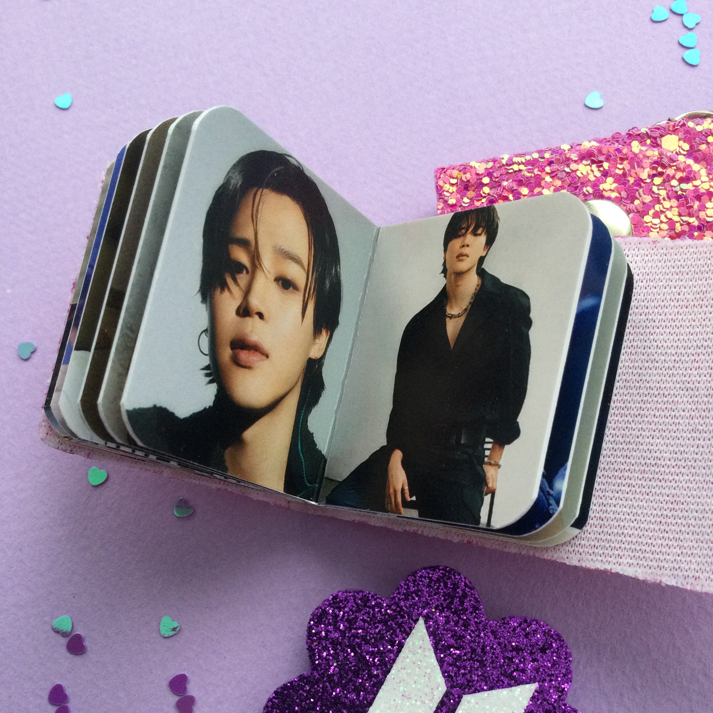 BTS Jimin Mini Photobook Keychain | Bangtan Mini Photo Album Keyring - Etsy