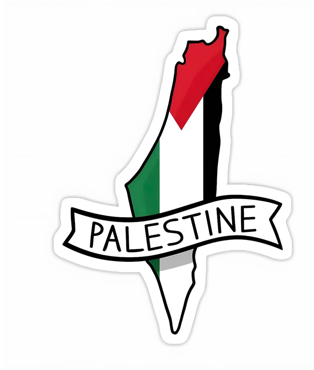 Palestine Flag Sticker - Etsy