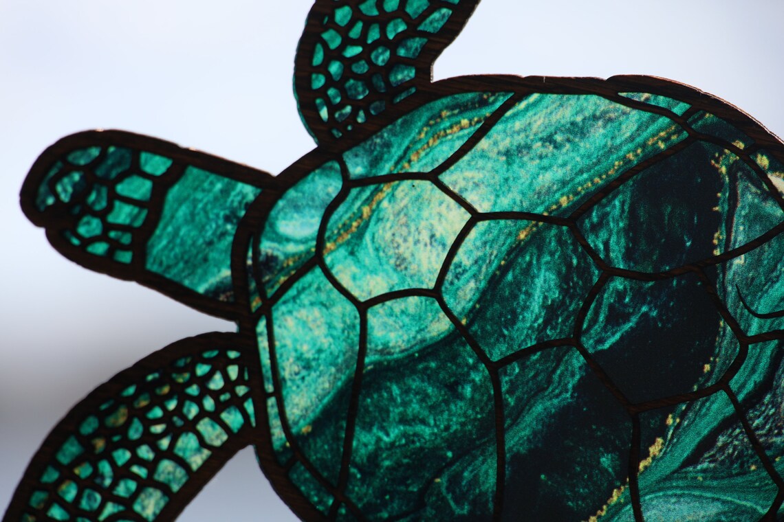 Sea Turtle Suncatcher - Etsy