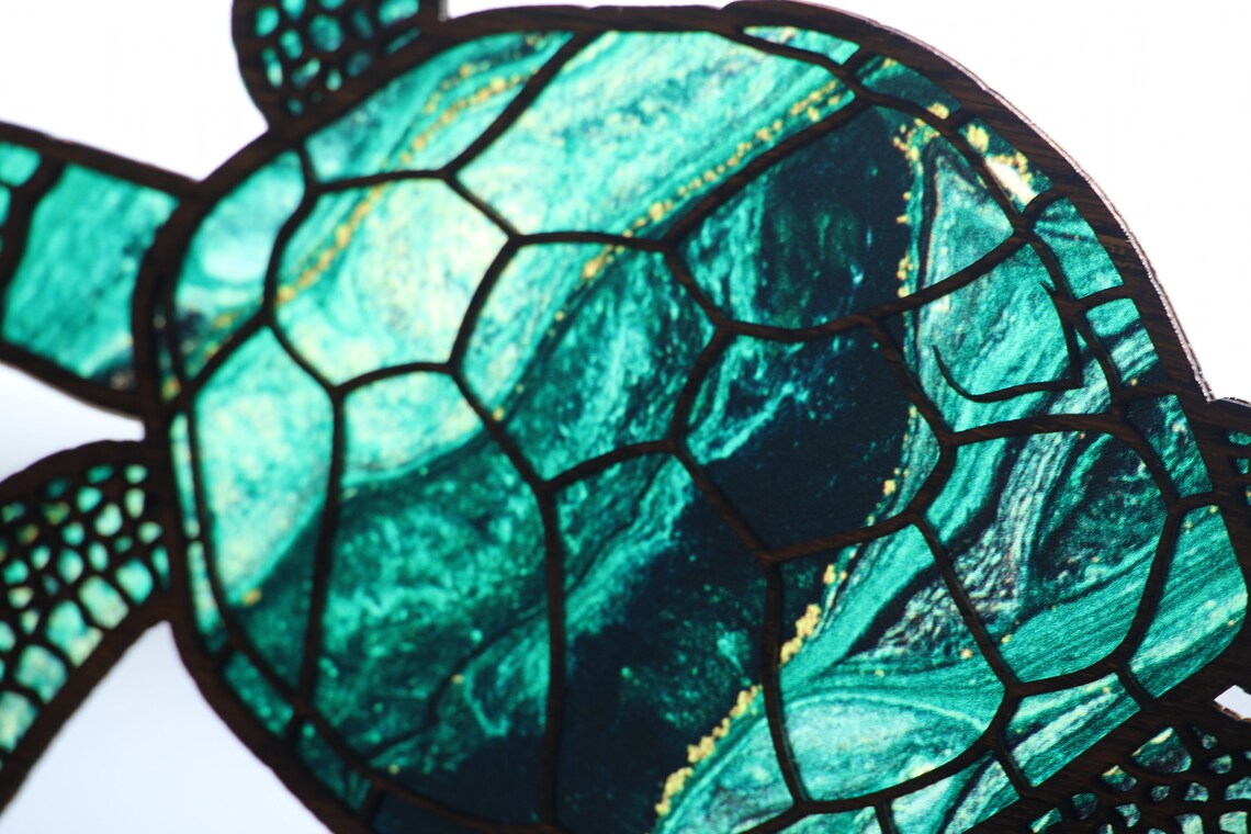 Sea Turtle Suncatcher - Etsy