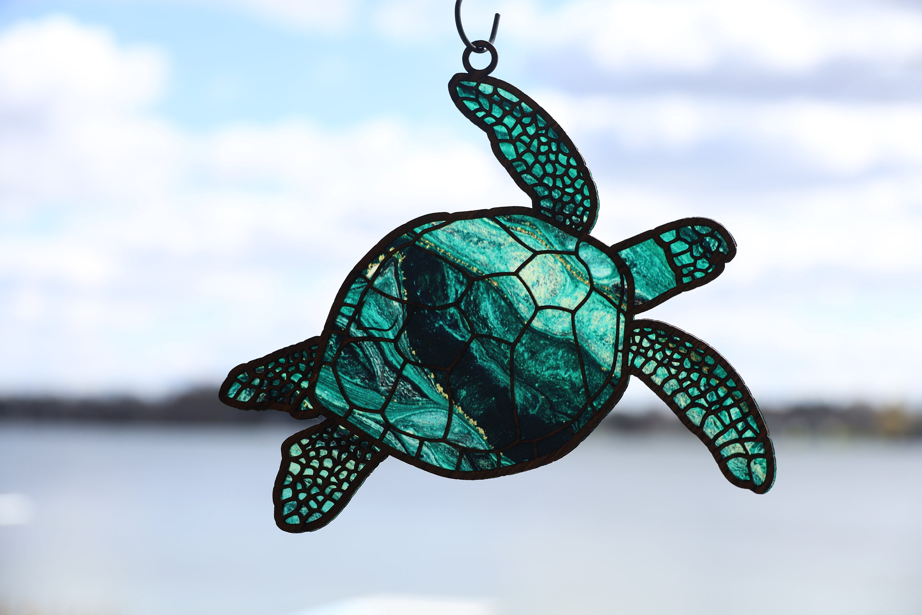 Sea Turtle Suncatcher - Etsy