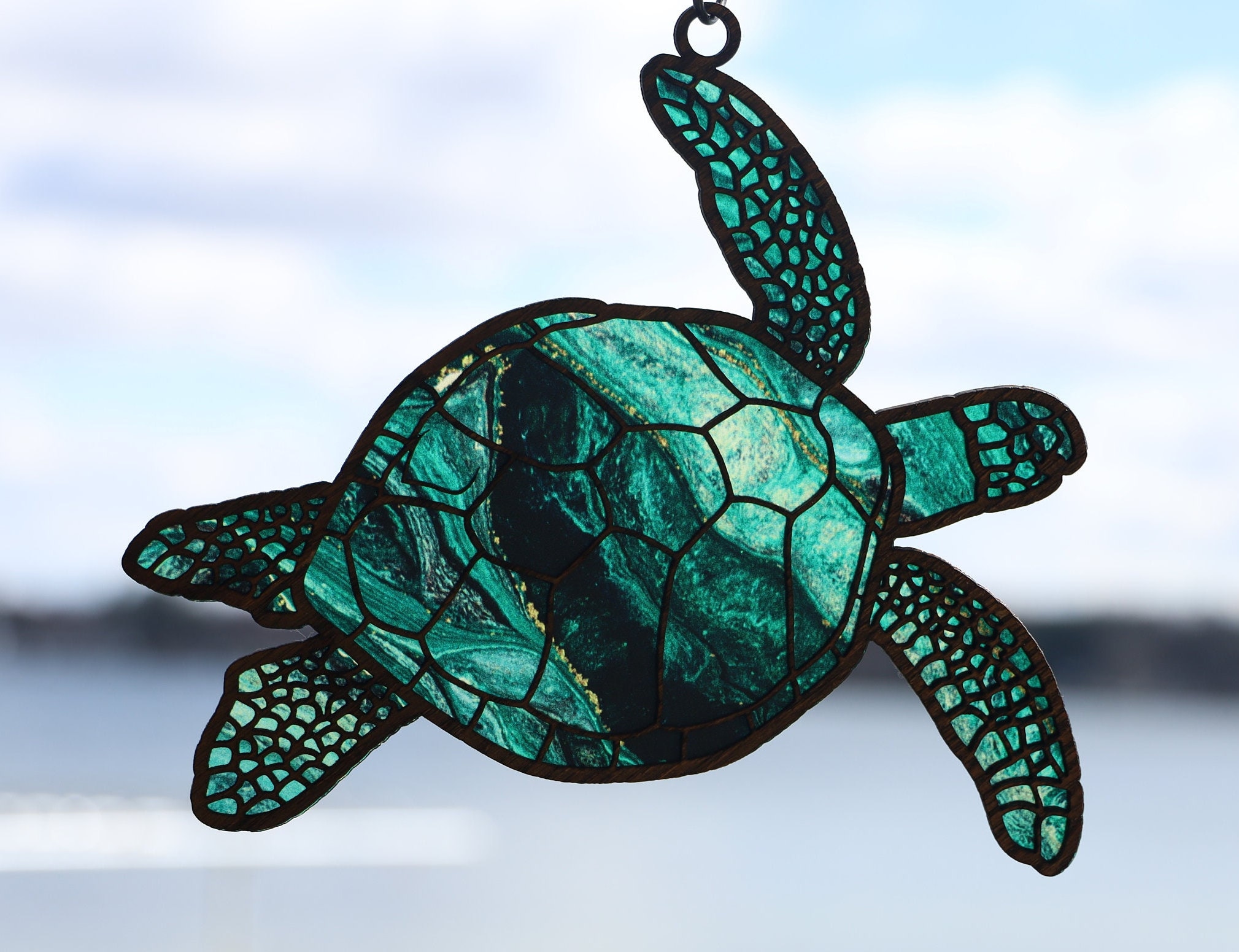 Sea Turtle Suncatcher - Etsy