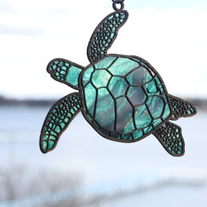 Sea Turtle Suncatcher - Etsy