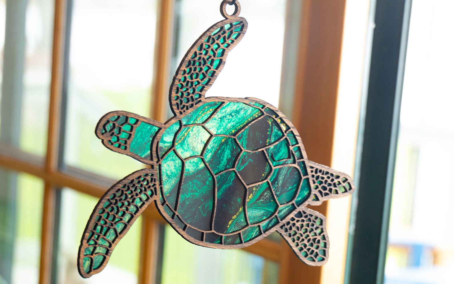 Sea Turtle Suncatcher - Etsy