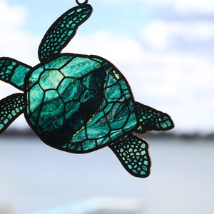 Sea Turtle Suncatcher - Etsy