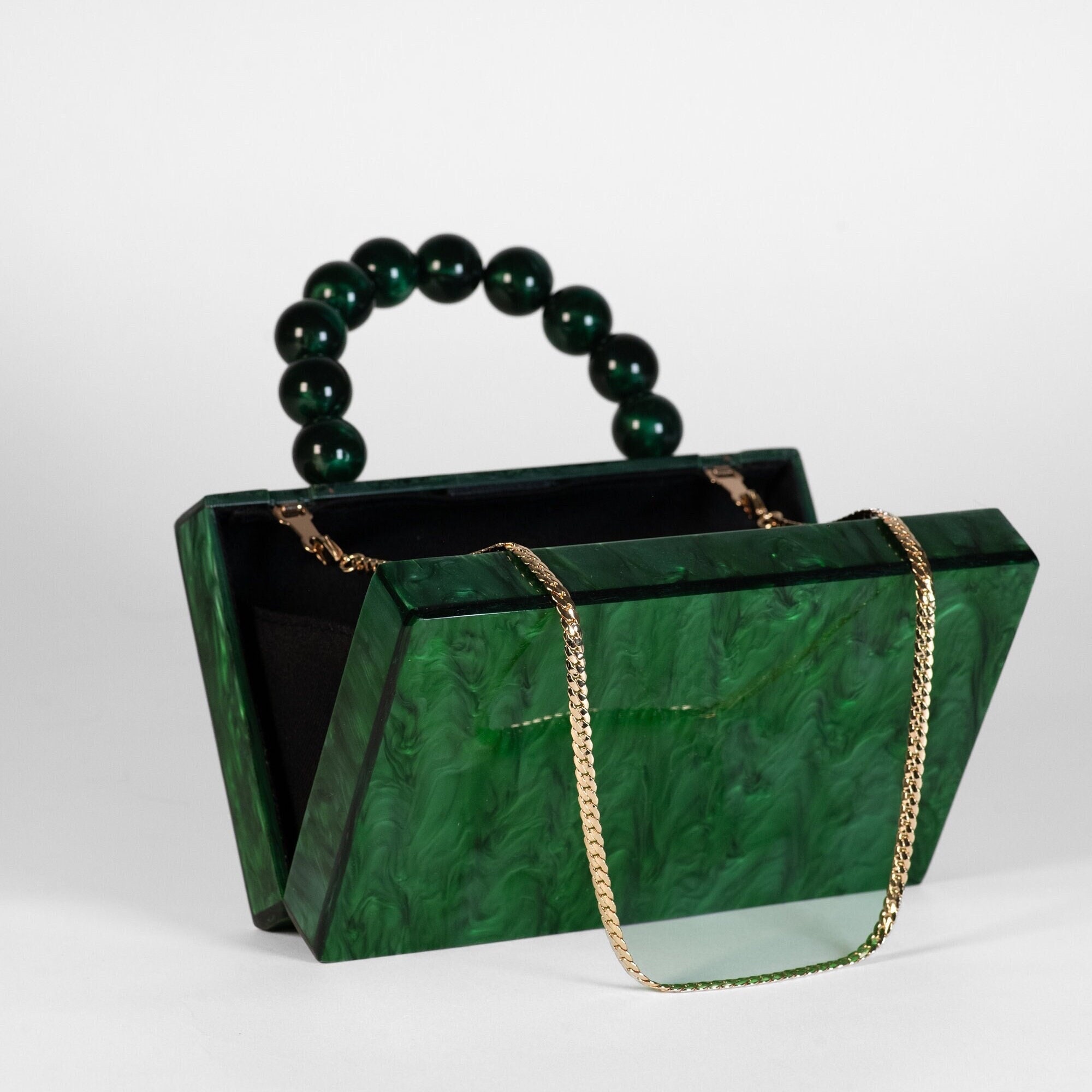 Acrylic Top Handle Bag - Etsy