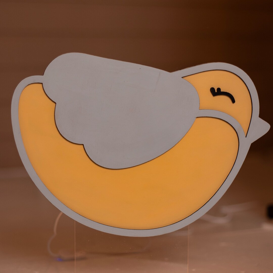 Bird Night Lights for Kids With Transforming Custom Panels, Wooden ...