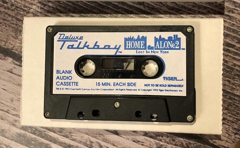 Home Alone Talkboy Blank Cassette Tape (NEW, UNUSED) - Etsy
