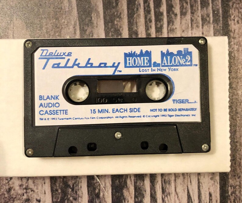 Home Alone Talkboy Blank Cassette Tape (NEW, UNUSED) - Etsy