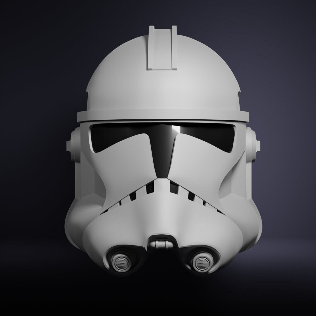Clone Trooper Helmet the Clone Wars Phase 2 Star Wars 3d Print Model - Etsy