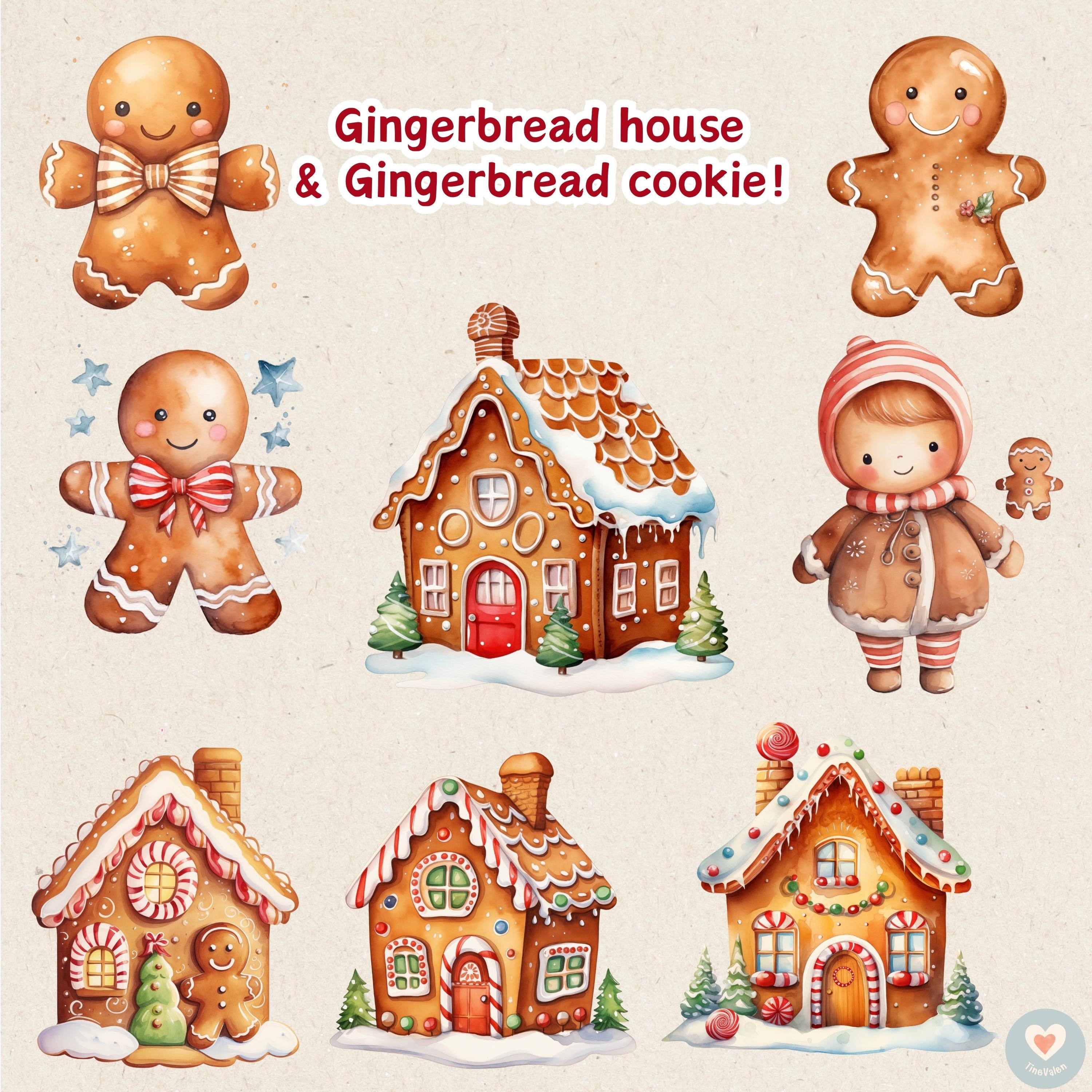 Christmas Characters Clip Art Bundles, Christmas Decoration Clip Art ...