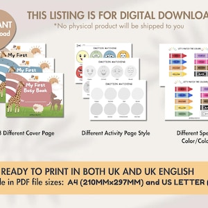 Busy Book for Toddlers | Preschool Learning Binder | Homeschool ...