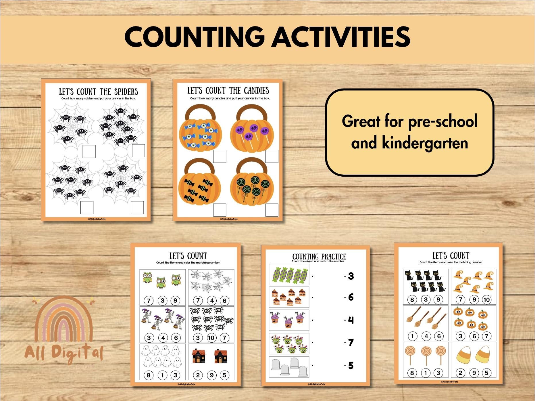 Halloween Activity Printables | Kids Halloween Activity Pack | Toddler ...